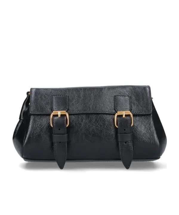 Dries Van Noten Flap Shoulder Bag - Black