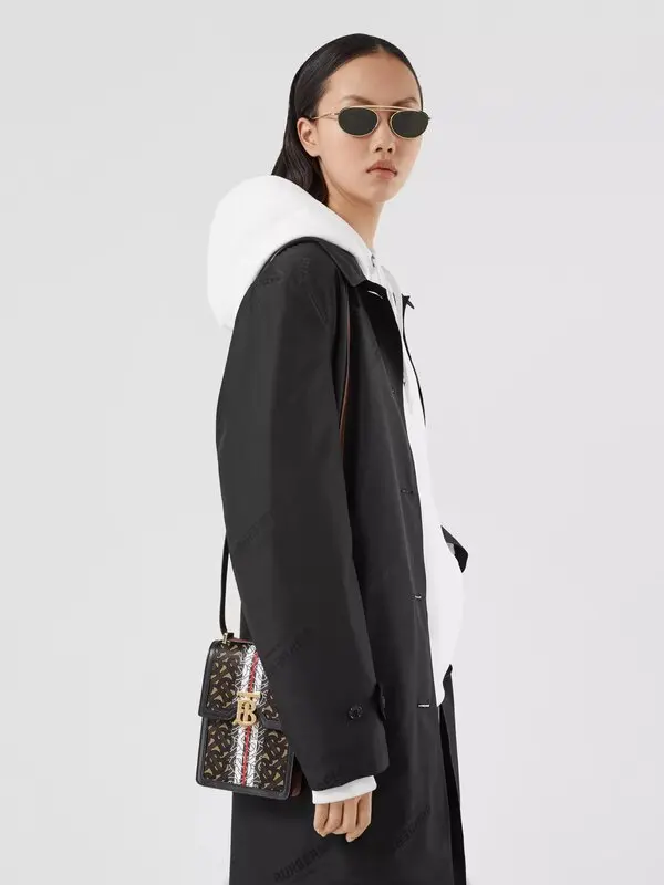 Burberry Robin Monogram Stripe Crossbody Bag