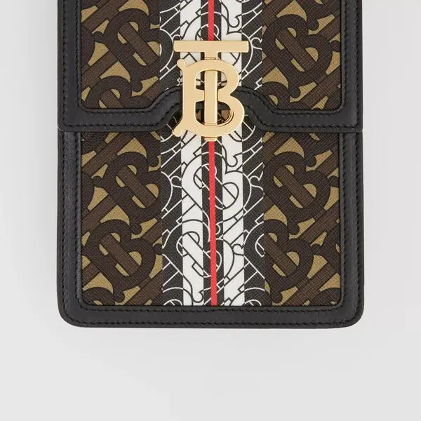 Burberry Robin Monogram Stripe Crossbody Bag