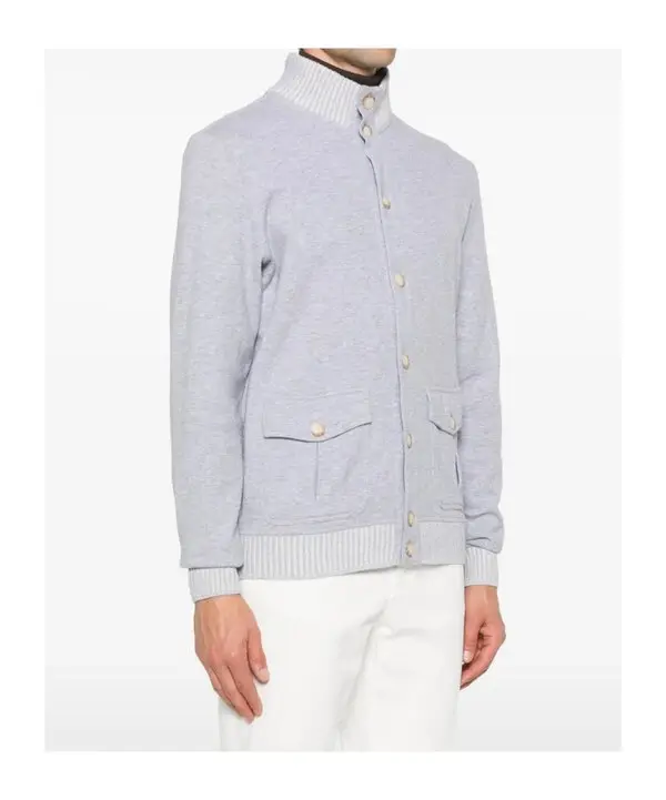GRAN SASSO Long-sleeved Knitwear With Button-down Closure