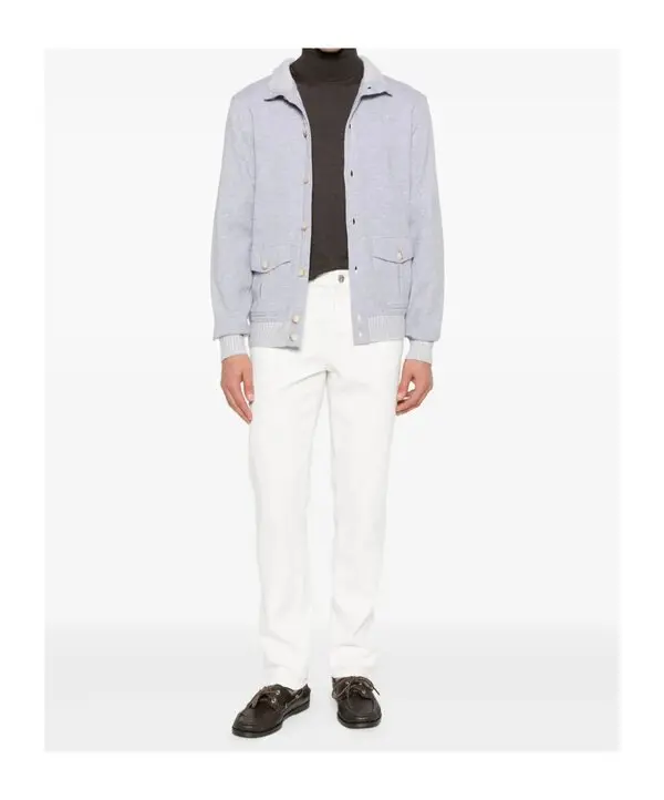 GRAN SASSO Long-sleeved Knitwear With Button-down Closure