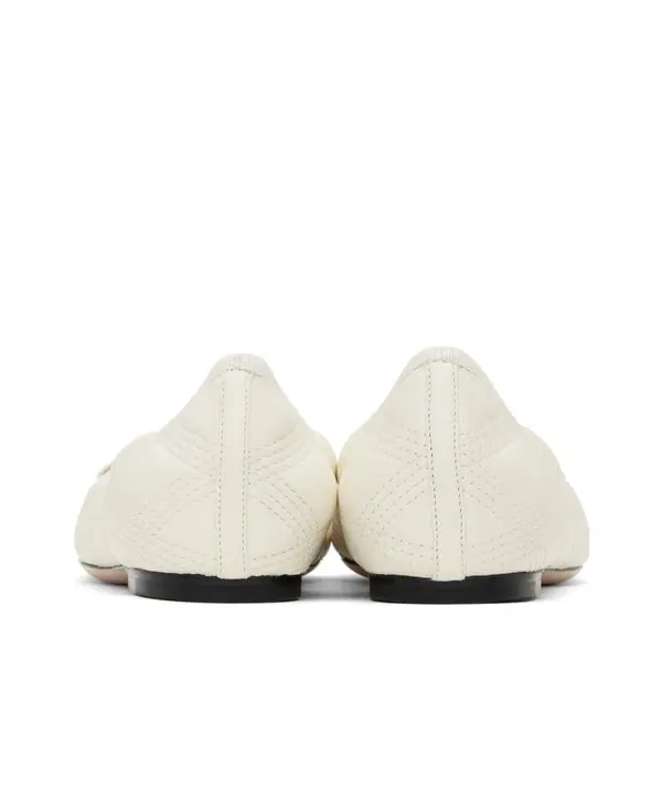 Valentino Garavani Bow Detailed Ballerinas - Ivory