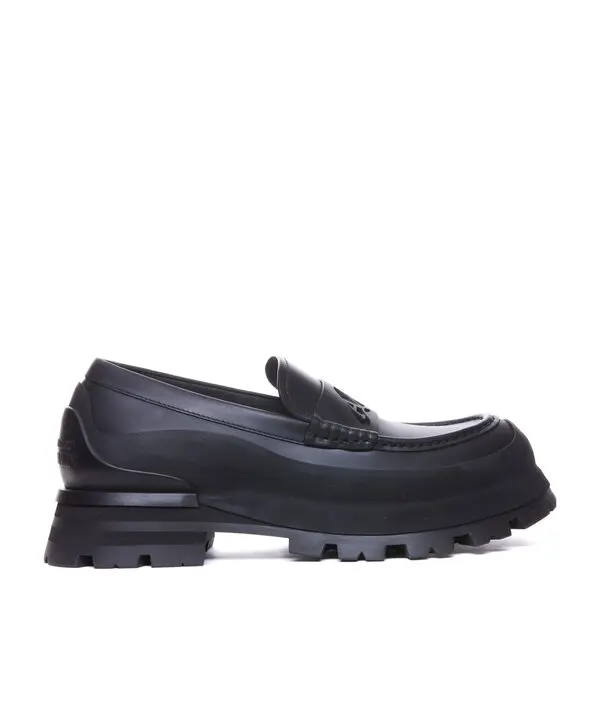 Alexander McQueen The Seal" Slip-on Loafers With Chunky Platform