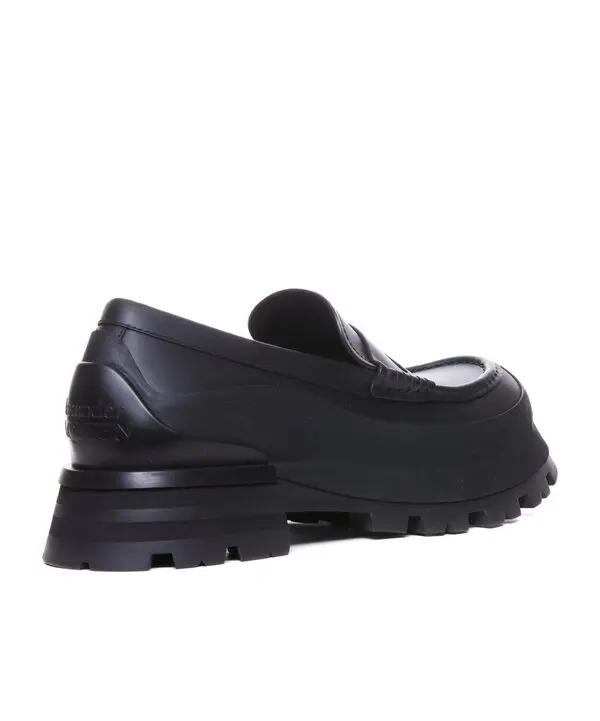Alexander McQueen The Seal" Slip-on Loafers With Chunky Platform