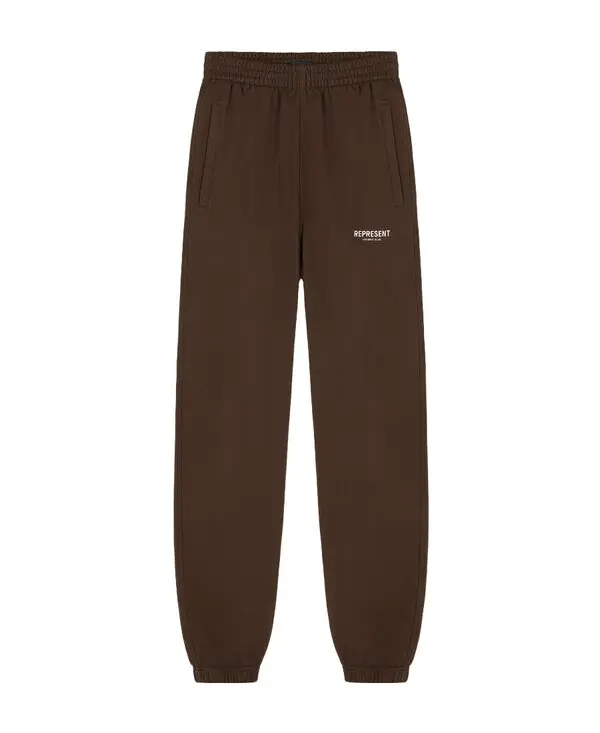REPRESENT Logo-print Joggers - Green