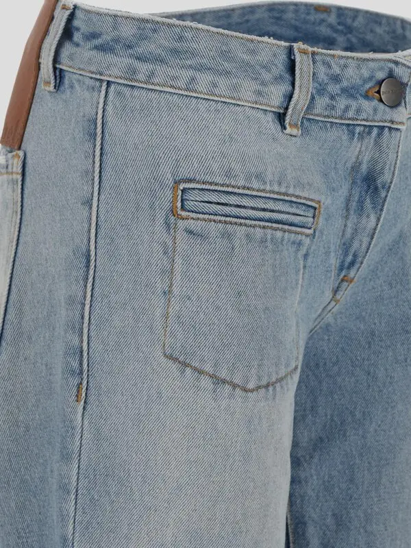 Palm Angels Distressed Flared Jeans