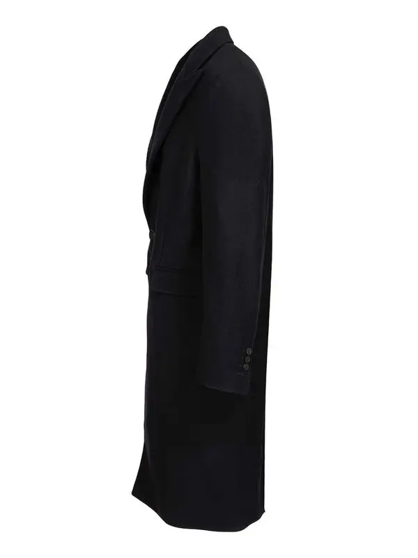 GOLDEN GOOSE Single-breasted Coat - Black