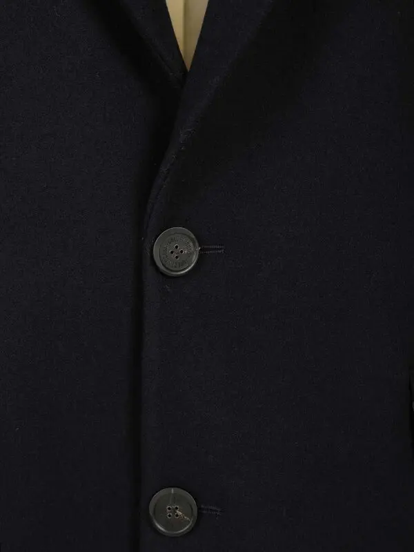 GOLDEN GOOSE Single-breasted Coat - Black