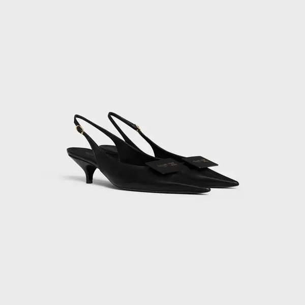 Celine Signature Slingback In Lambskin