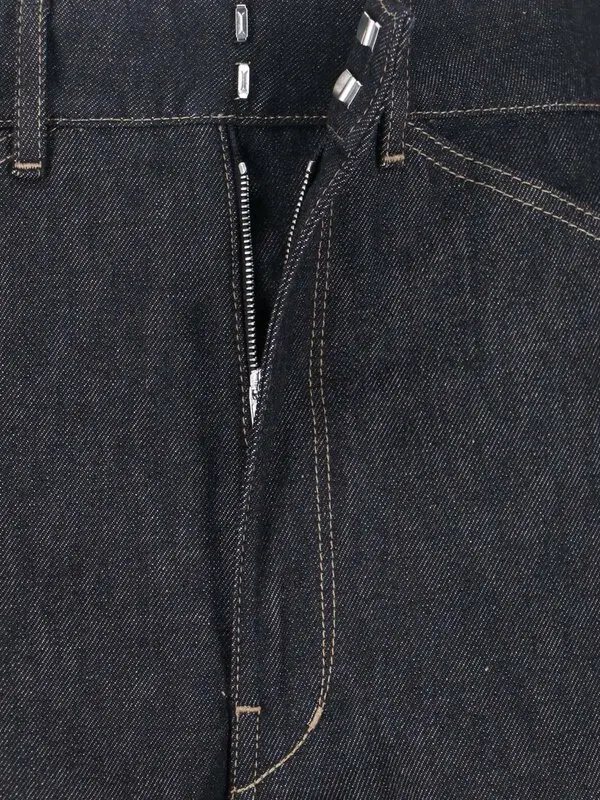 LEMAIRE Wide-leg High-waisted Denim Trousers