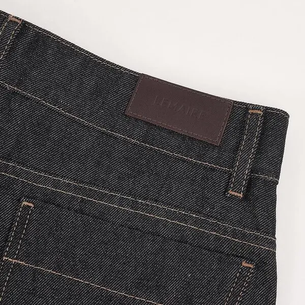LEMAIRE Wide-leg High-waisted Denim Trousers