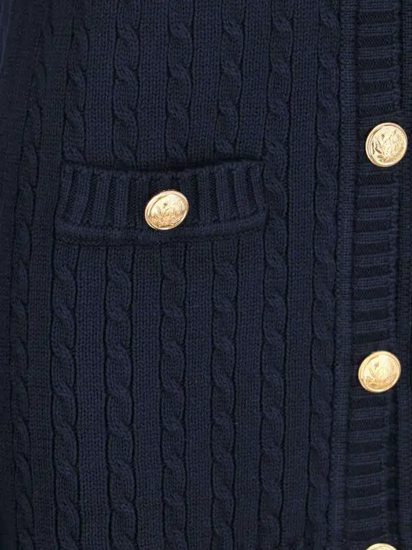 Chloé Buttoned Long Knit Cardigan