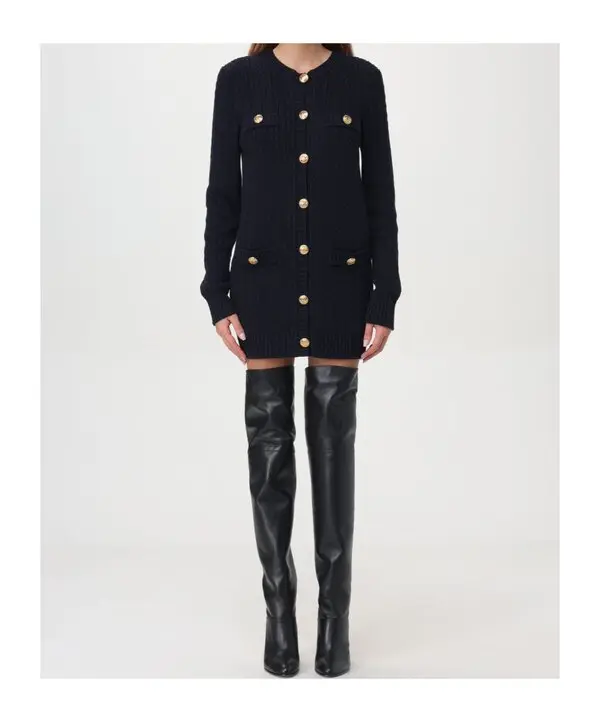 Chloé Buttoned Long Knit Cardigan