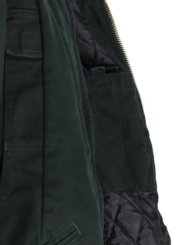 Sacai X Carhartt Wip Logo Patch Zip-up Jacket