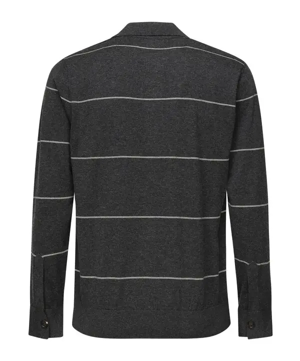 Eleventy Buttoned Knitwear - Black