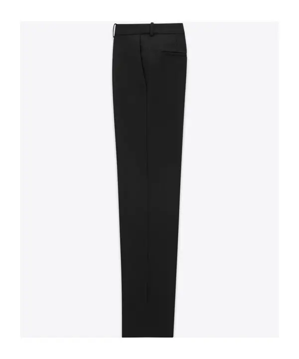 Saint Laurent High Waist Slim Fit Trousers