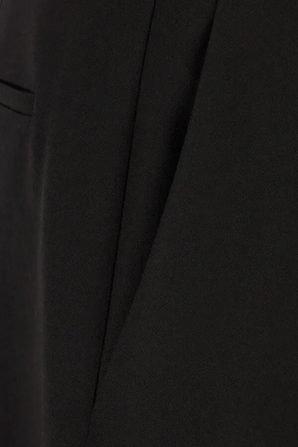 Saint Laurent High Waist Slim Fit Trousers