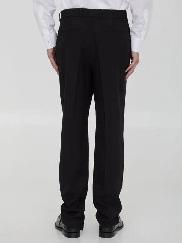 Saint Laurent High Waist Slim Fit Trousers
