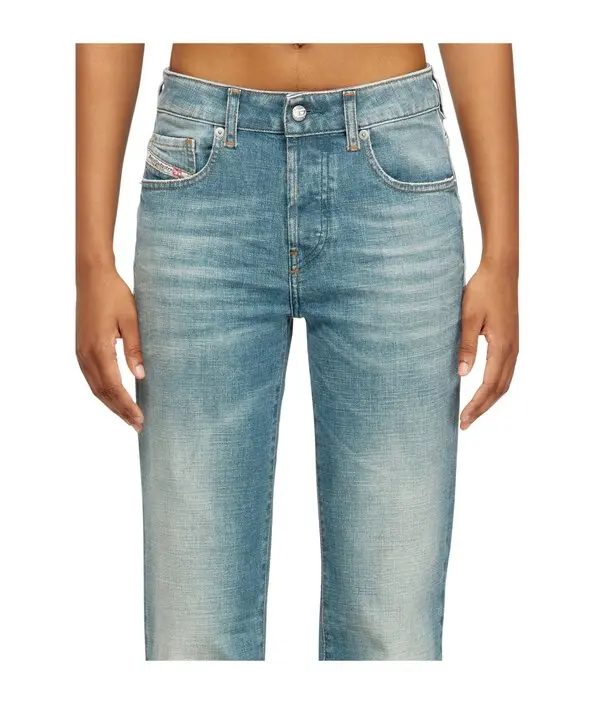 DIESEL® 1989 D-mine Straight Leg Jeans - Medium Blue