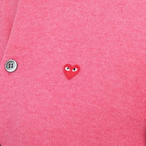 Play Comme Des Garcon Wool Cardigan