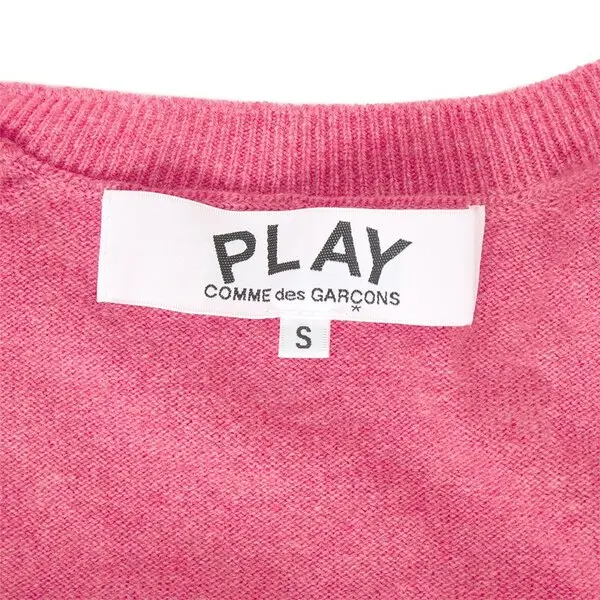 Play Comme Des Garcon Wool Cardigan