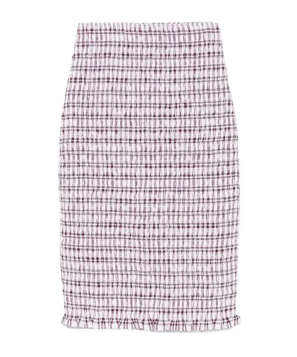 Prada Textured Pencil Skirt