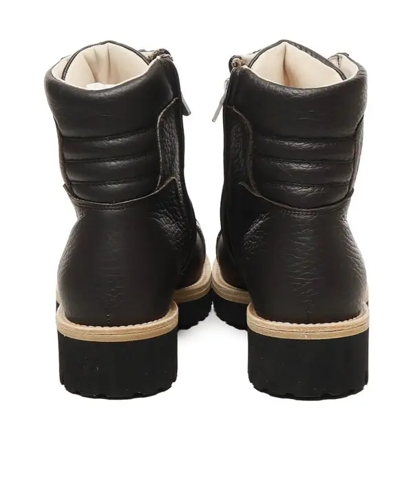 Eleventy Lace-up Lug Sole Boots