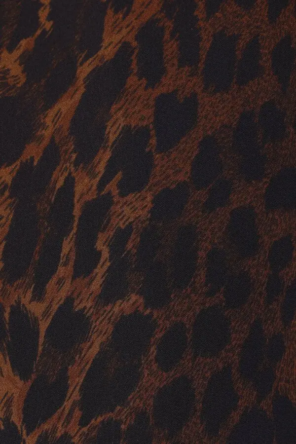 Balenciaga Leopard Print Zip-up Jacket