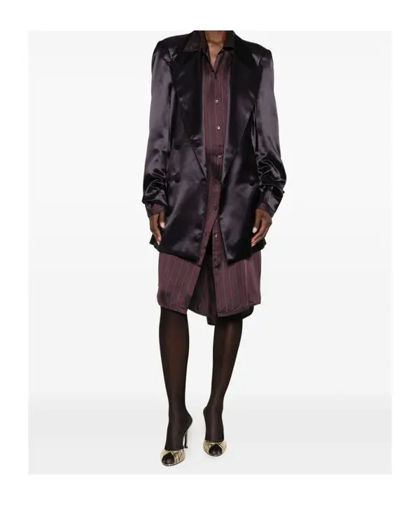 Dries Van Noten Long-sleeved Double-breasted Blazer