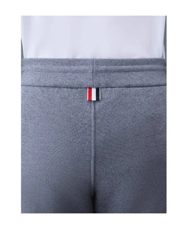 Thom Browne 4-bar Drawstring Joggers - Light Gray