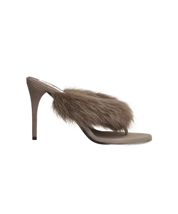 Alaïa Round Toe Stiletto High Heel Sandals
