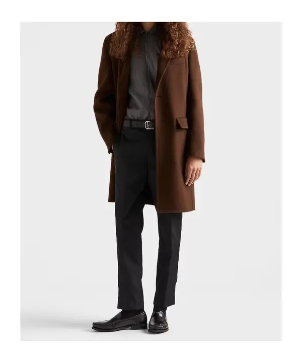 Prada Tailored Trousers With Concealed Closure - Black