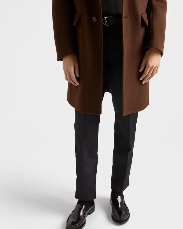 Prada Tailored Trousers With Concealed Closure - Black