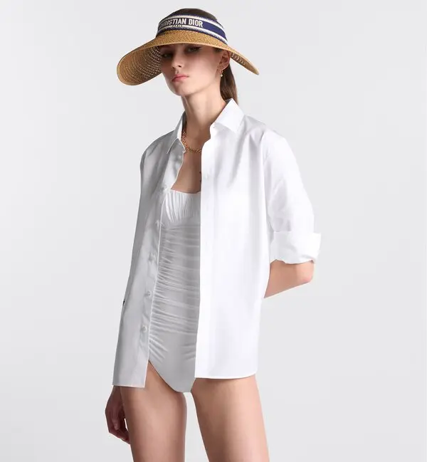 Dior Gathered One-piece Swimsuit