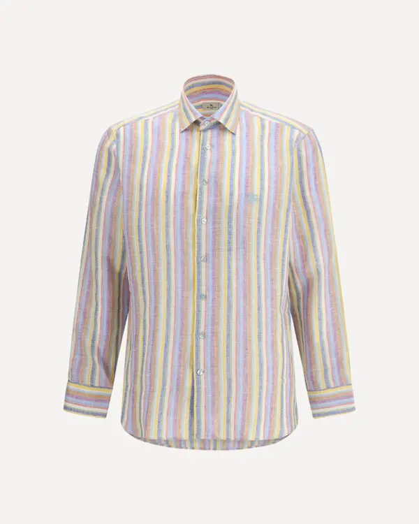 Etro Striped Button-up Shirt - Multicolor