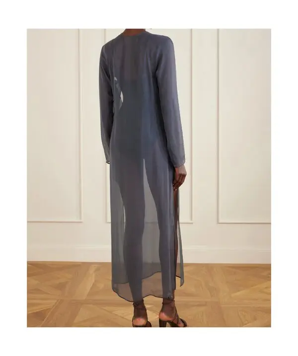 LEMAIRE Round Neck Dress With Side Slits