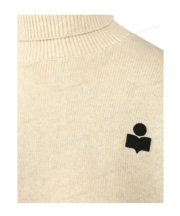 Isabel Marant Étoile Logo Embroidered Turtleneck Jumper