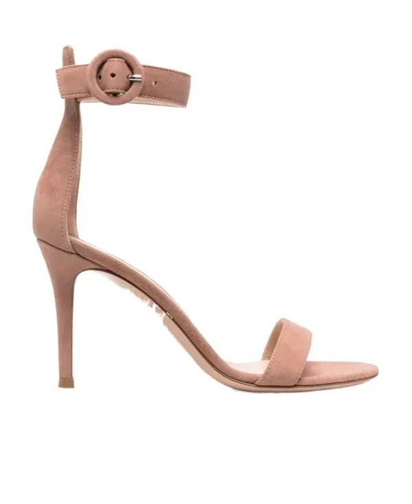 GIANVITO ROSSI Portofino 85mm Sandals - Brown