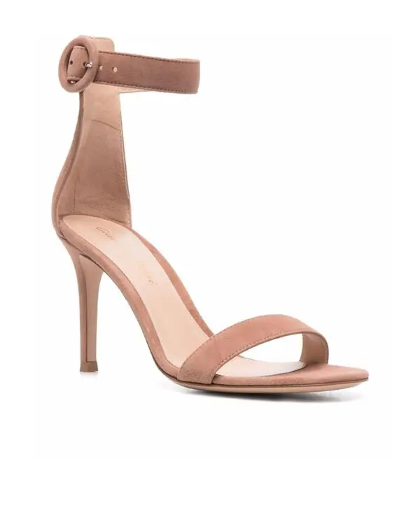 GIANVITO ROSSI Portofino 85mm Sandals - Brown