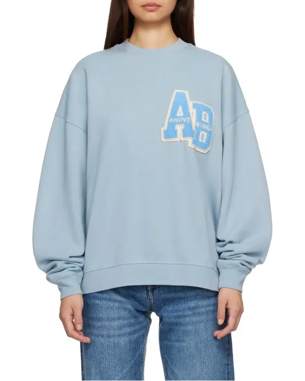 ANINE BING Graphic Cotton Sweatshirt