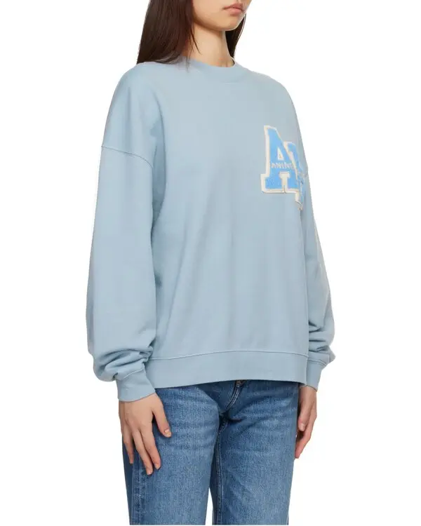 ANINE BING Graphic Cotton Sweatshirt