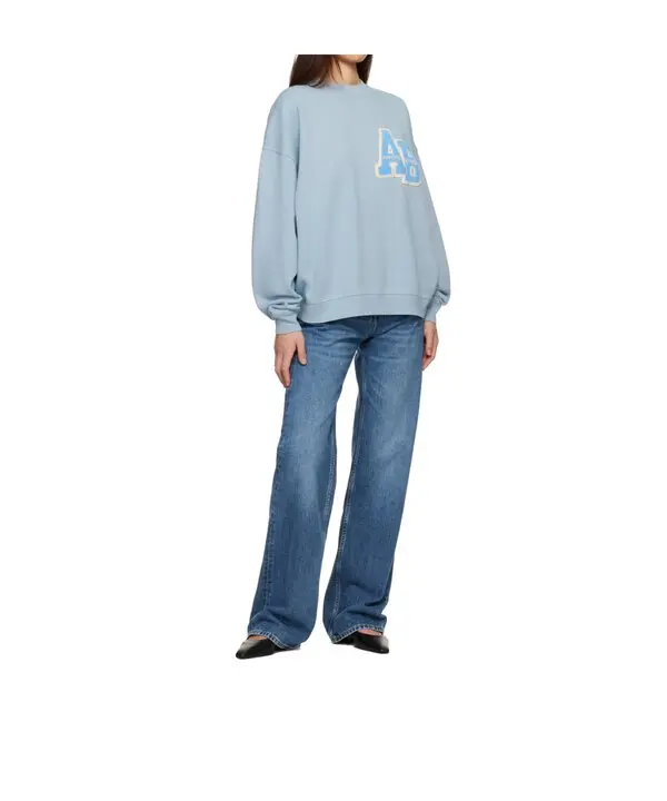 ANINE BING Graphic Cotton Sweatshirt