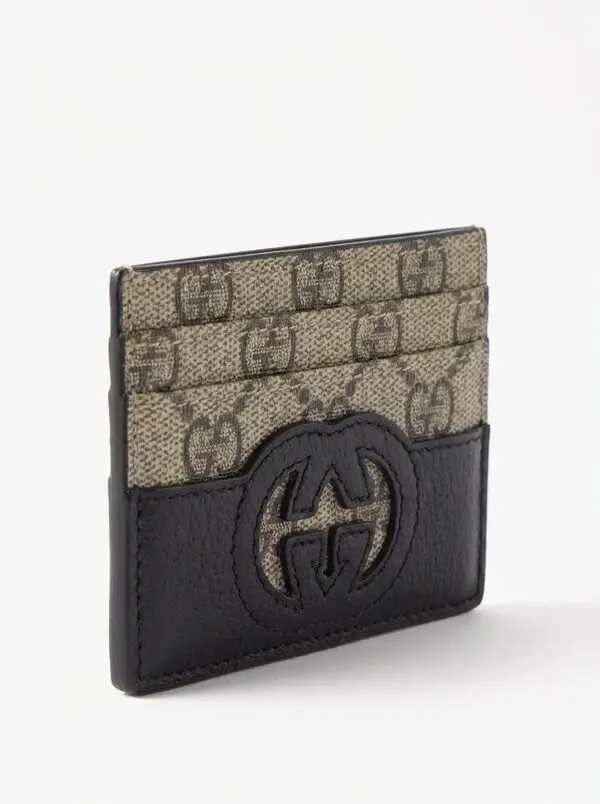 Gucci Logo-print Card Holder - Black
