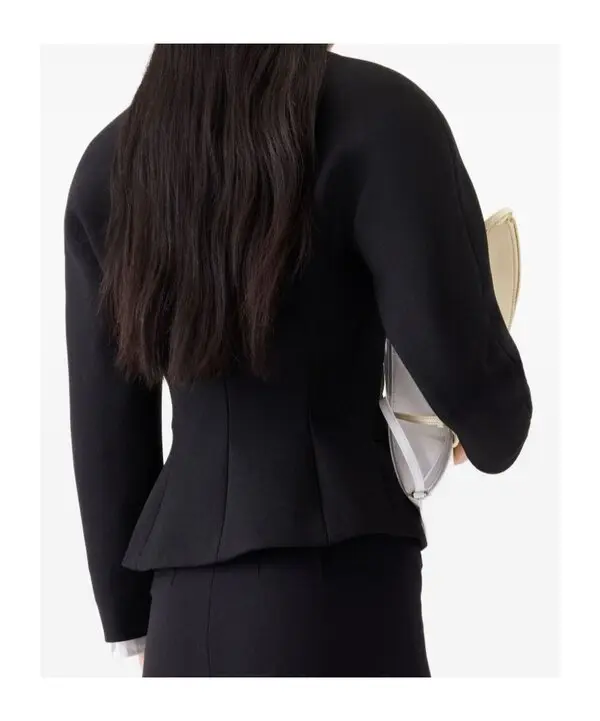 Jacquemus The Mini Ovale Jacket - Black