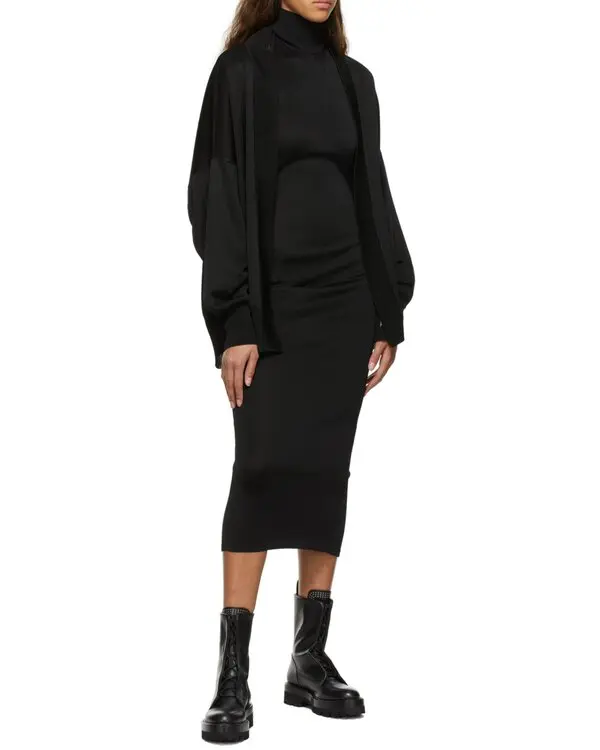 Alaïa Rib Knitted Spliced Dress