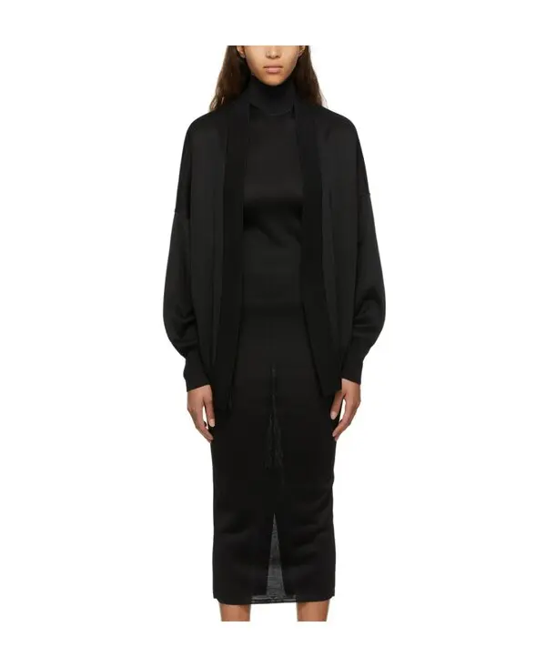 Alaïa Rib Knitted Spliced Dress
