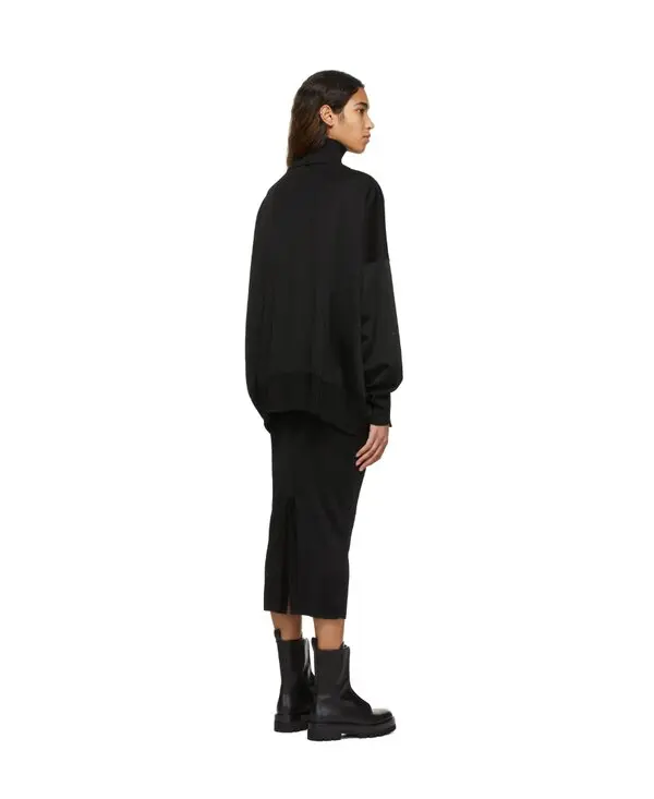Alaïa Rib Knitted Spliced Dress