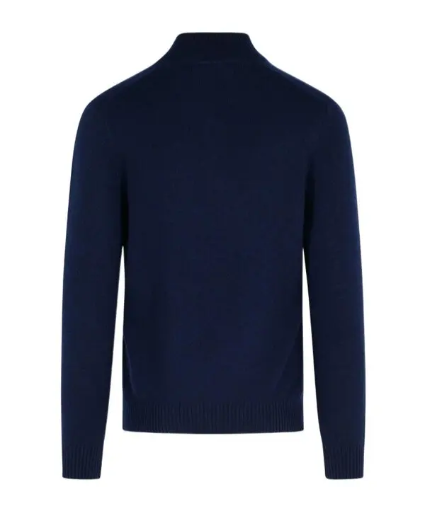 GRAN SASSO High-neck Zip-up Jumper