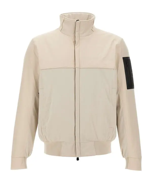 Hugo Boss High Neck Panelled Zip-up Jacket