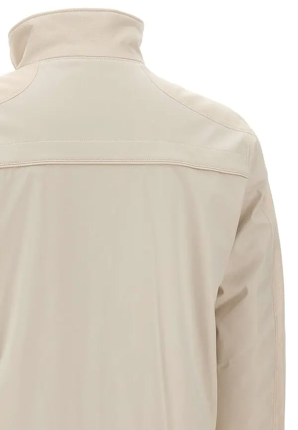 Hugo Boss High Neck Panelled Zip-up Jacket